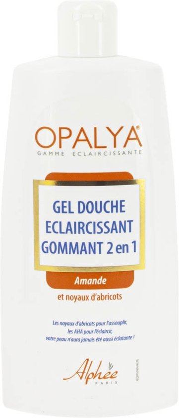 Opalya - Gel Douche Eclaircissant Gommant 2 en 1 Amande | bol