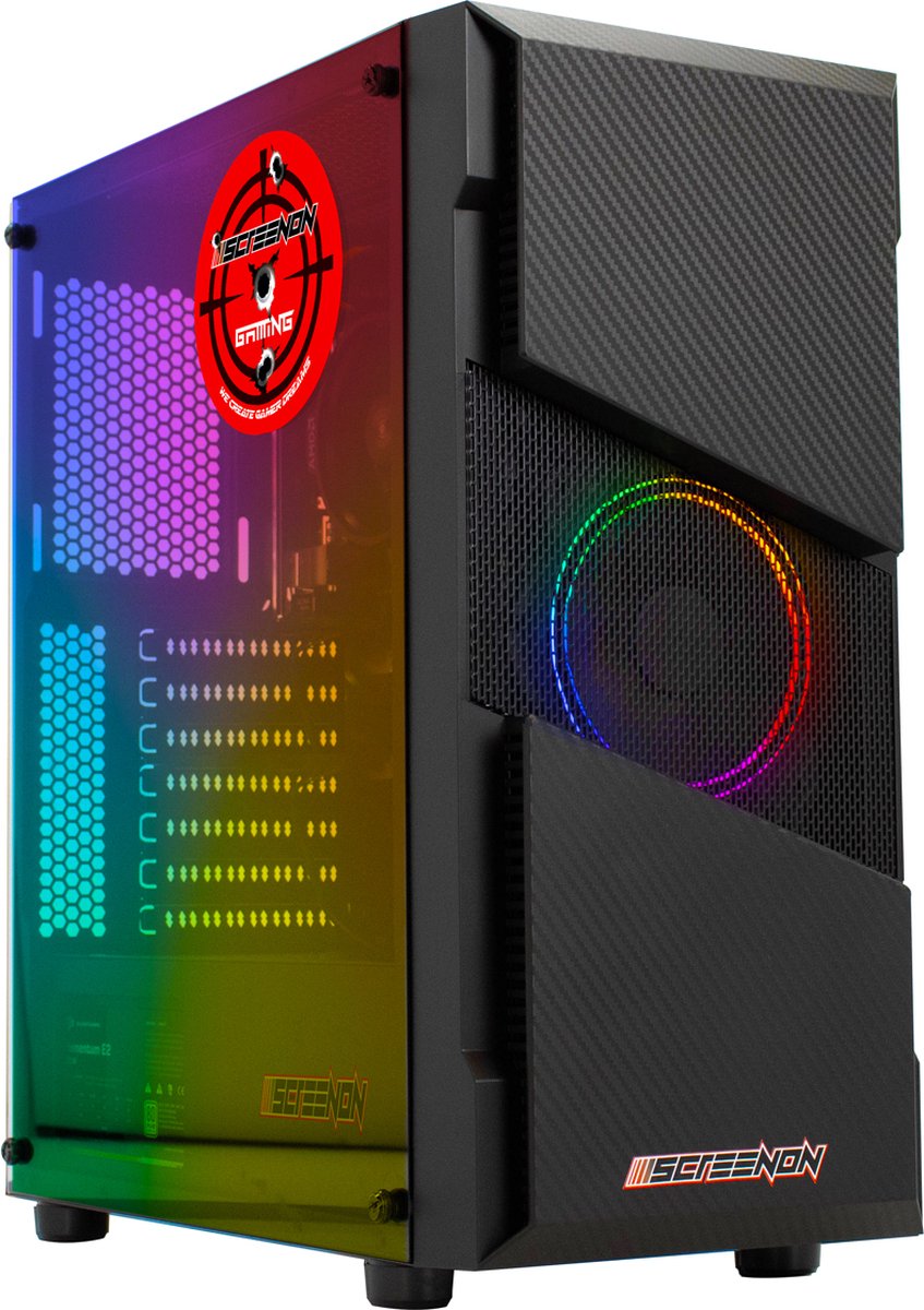 ScreenON - Game Computer / Gaming PC - Ryzen 3 - 500GB M.2 SSD - 16GB ...