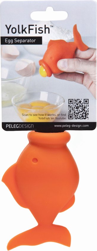 Oranje Vis Eierscheider Yolk Fish Eiersplitser Ei Wit Eigeel Scheider ...