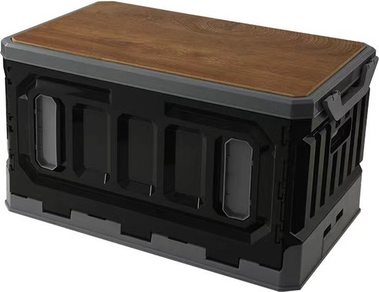 Brulo_opvouwbare_opbergdoos_krat_kamperen_campingtafel_stoel-zwart ...
