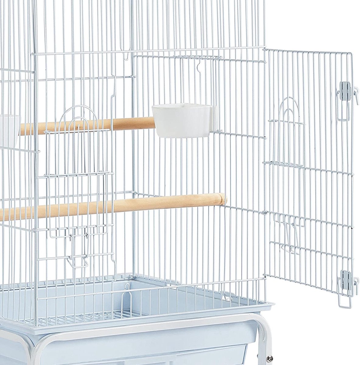 Vogelkooi, vogelhuis, vogelkooi, parkietkooi, 46,5 x 46,5 x 136 cm ...