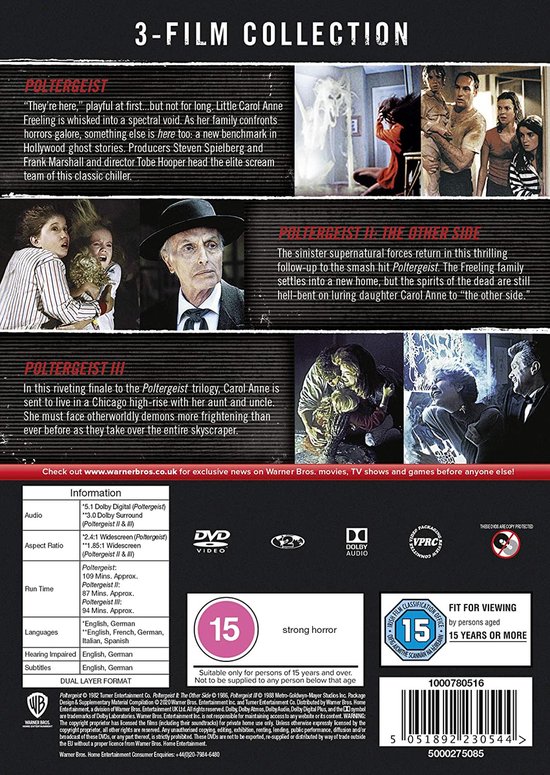 Poltergeist Collection (Dvd), Various | Dvd's | bol.com
