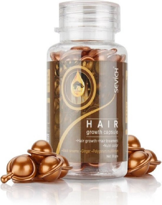 Haarvitamines - Haargroei - 30 capsules - Ginger olie - Goud | bol