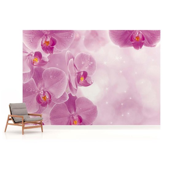 Fotobehang Flowers Orchids | DEUR - 211cm x 90cm | 130g/m2 Vlies | bol.com