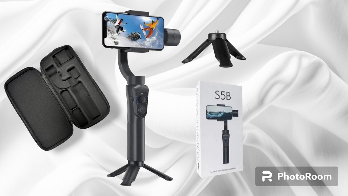 Gimbal S5B Camera Stabilizer met zwarte een tas -Handheld 3 Axis-2023 ...