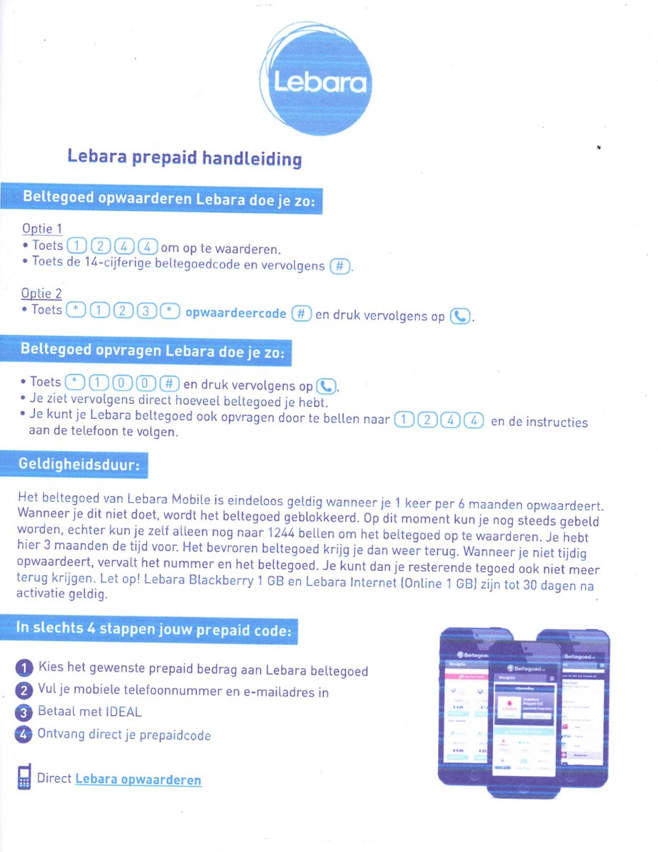 Lebara Prepaid Simkaart - KPN Netwerk - Mooi telefoonnummer: 06- 47 37 ...