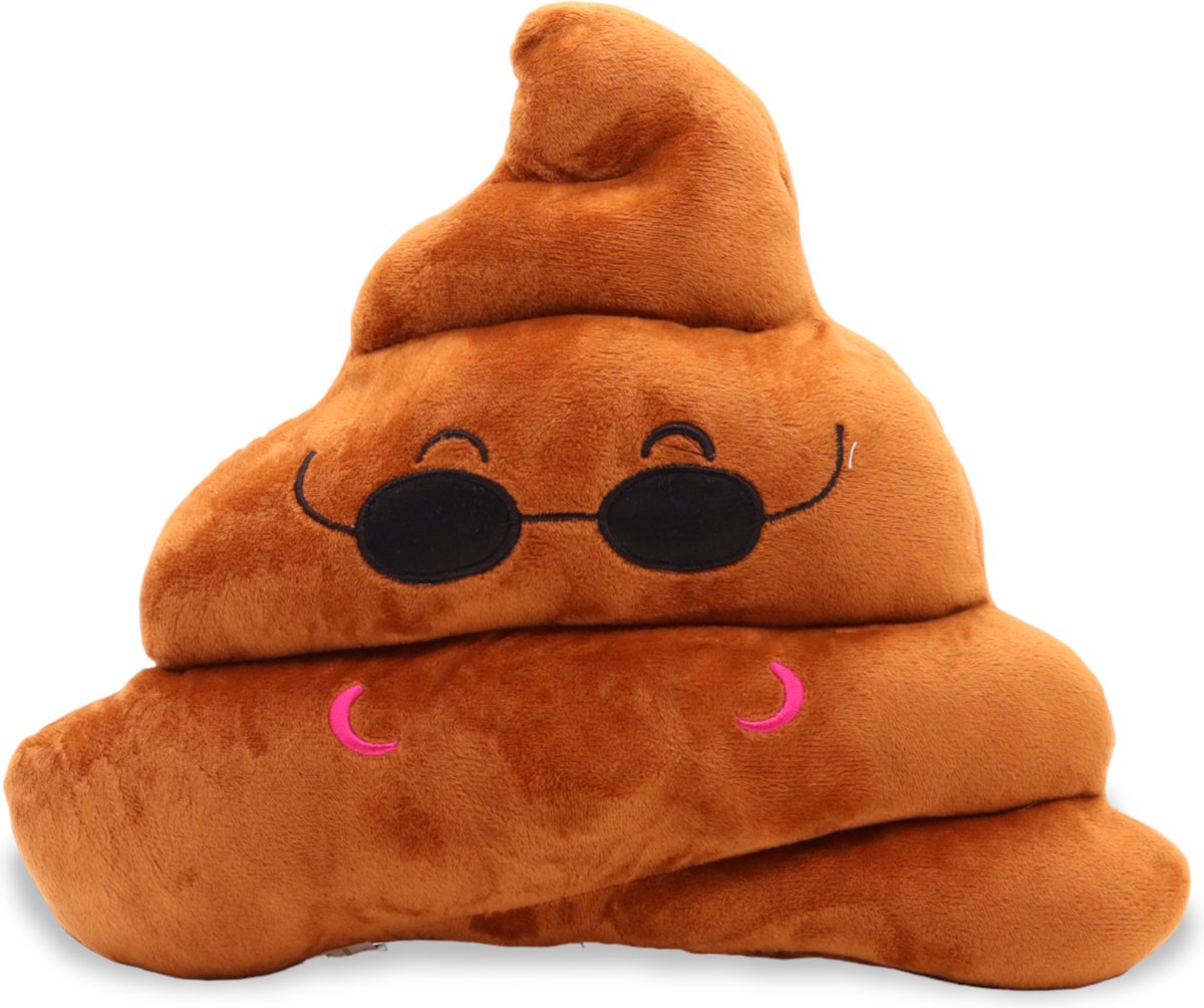 Emoji Kussen - Kawaii Kussen - Kawaii Knuffel - Bruin Poep Knuffel ...