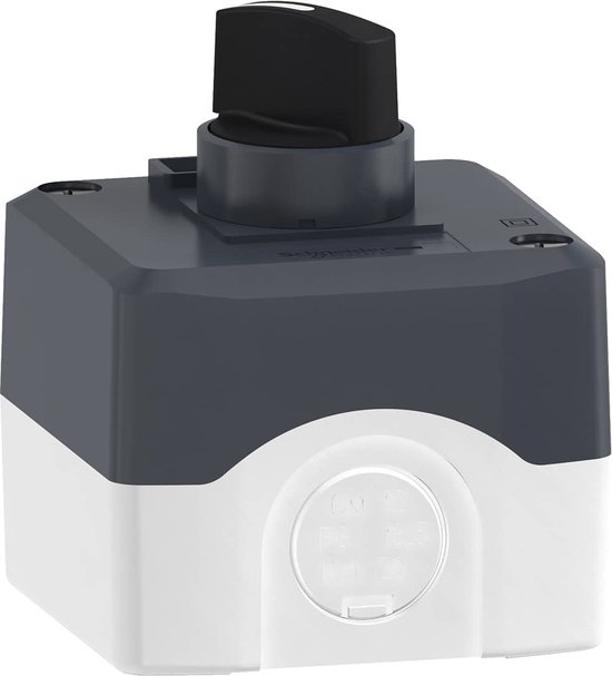 Drukknopkast met keuzeschakelaar - Zwart - 1NO - I/O - Harmony ...