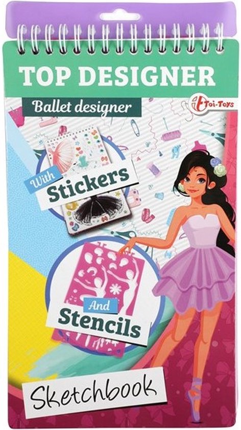 Schetsboek Met Stickers - Tekenen - Kleuren - Activiteitenboek - Model ...