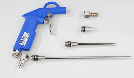 Westfalia Perslucht uitblaaspistool set, 5-delig | bol