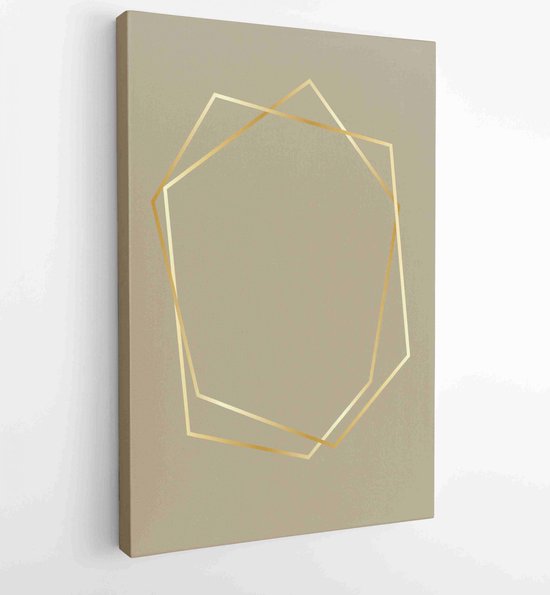 Abstract geometry frame, line arts, and Art deco pattern background ...