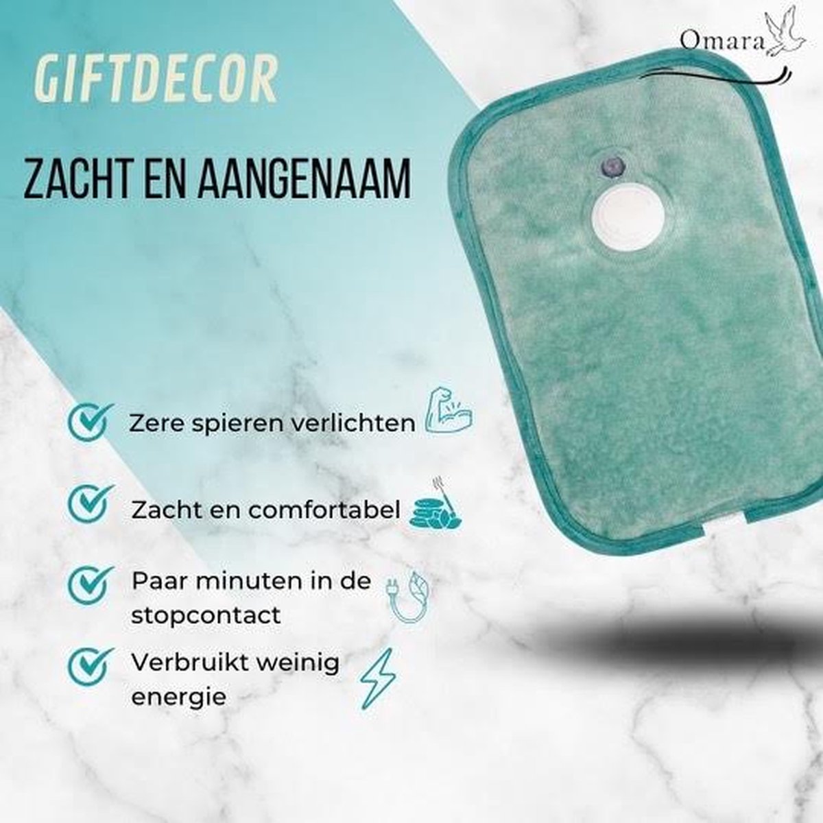 Elektrische Kruik + Omara Woonkamer Deken - Kruik - Elektrische Kruik ...