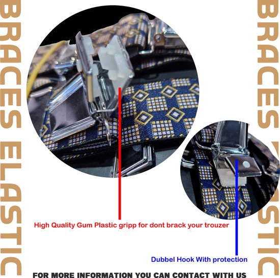 Braces 4 Clips - With extra sturdy, strong and wide clamp that will not ...