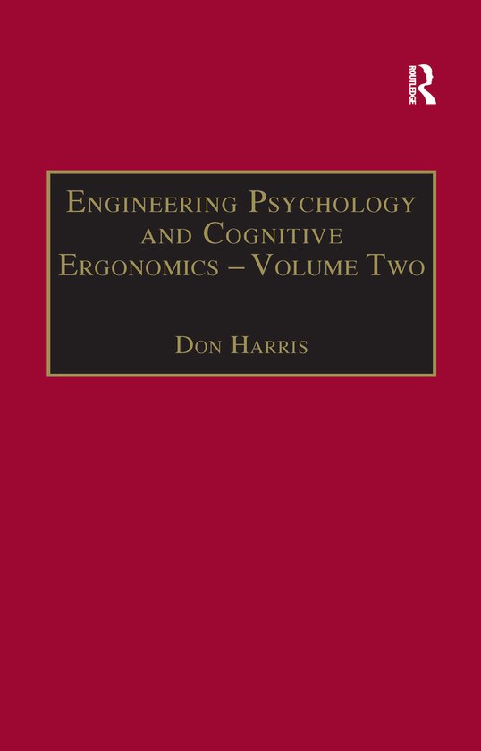 Engineering Psychology and Cognitive Ergonomics Series- Engineering ...