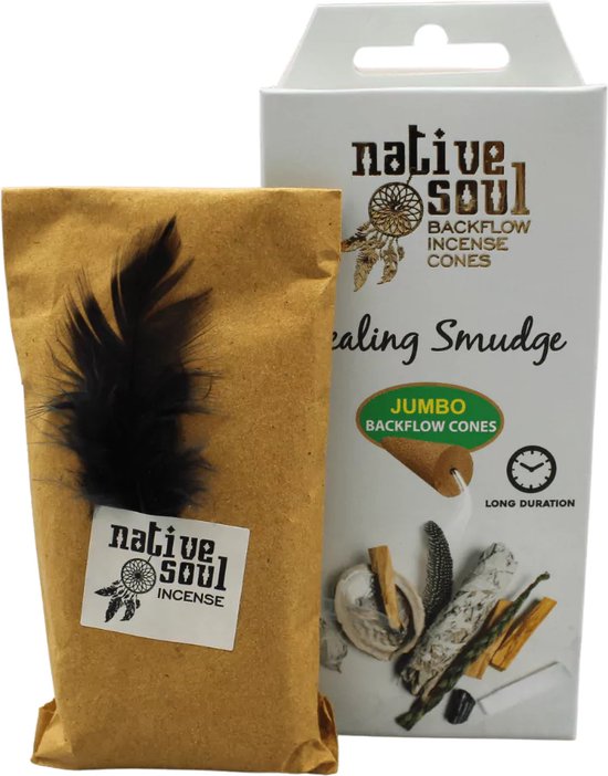 Native Soul Jumbo Backflow Kegels Healing Smudge (2 pakjes) | bol.com