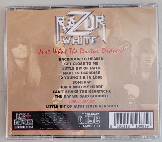 Razor White - Just what the doctor ordered, Razor White | Muziek | bol.com
