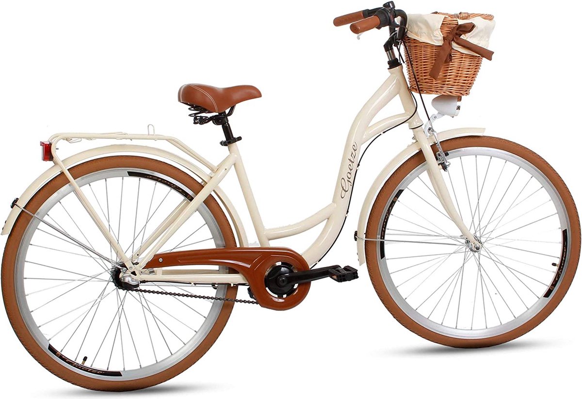 Goetze Style Vintage retro stadsfiets damesfiets hollandwiel 28 inch ...