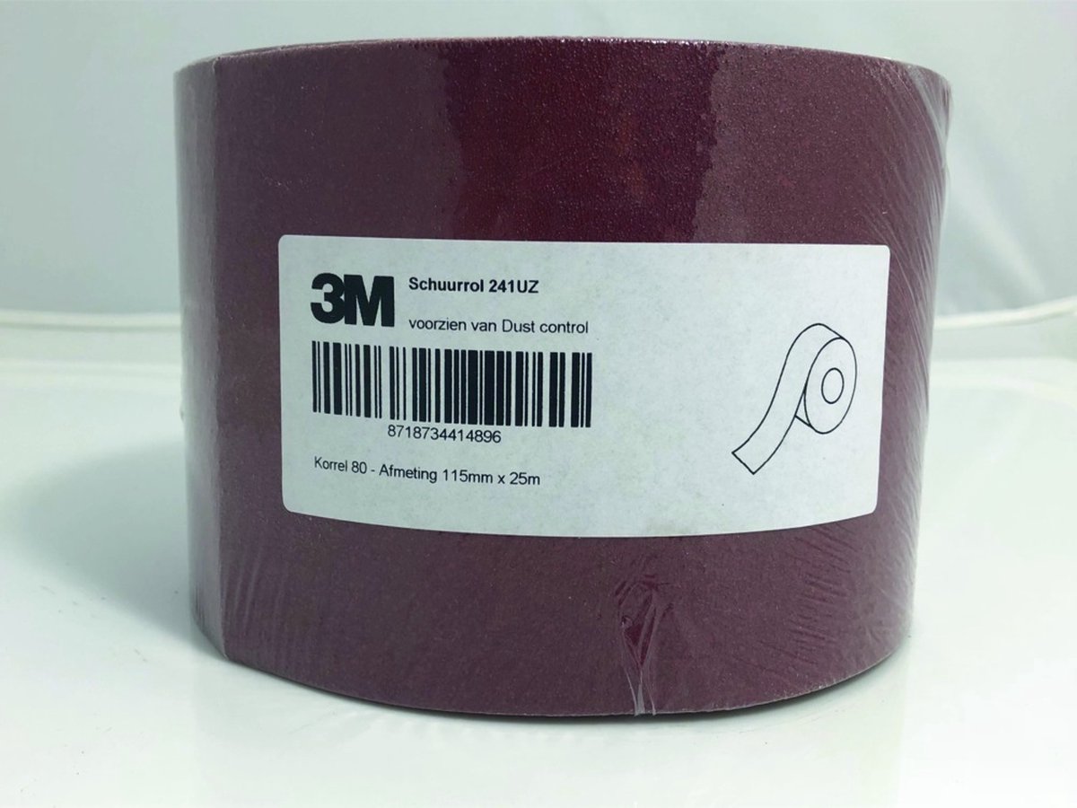 3M Schuurrol 241UZ 115 mmx25 meter P80 | bol.com
