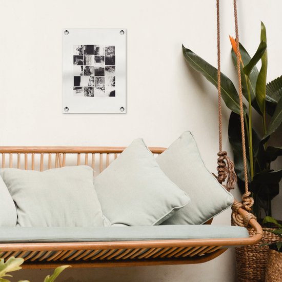 Mozaïek - Abstract - Zwart - Wit | bol.com