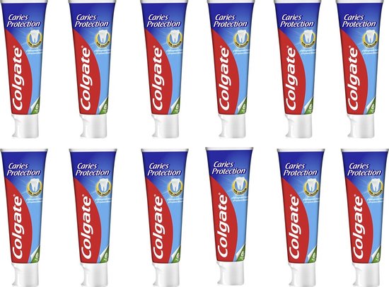 Colgate Tandpasta Protect Caries - 12 x 75 ml - Voordeelverpakking ...