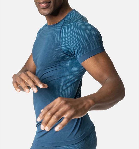 Odlo Performance Light Eco - Blue wing teal-saxony blue - Maat Herren_L ...