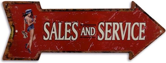 EEN BINNEN RICHTINGSBORD, A TIN DIRECTION SIGN | bol.com