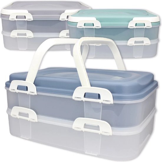 Centi - partycontainer/transportbox - ca. 2 x 7 L - 18 x 40 x 30 cm ...