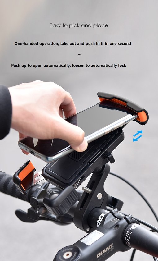 telefoonhouder fiets met 360 graden rotatie -Geschikt voor mobiele 4,5 ...