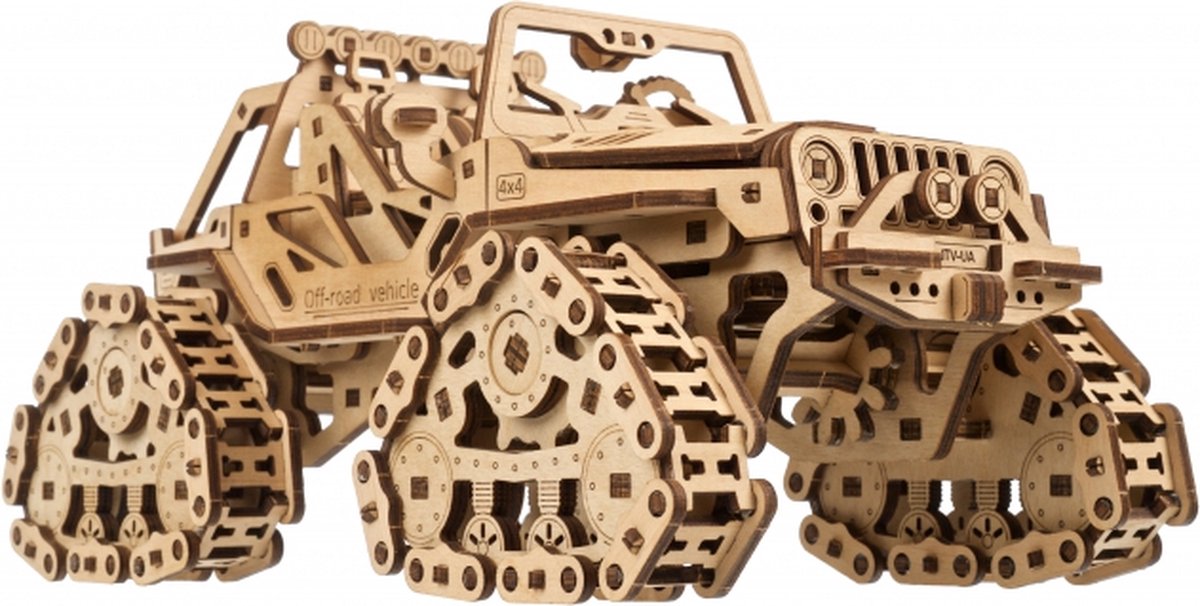 UGears modelbouw hout Off-Road terreinwagen 4x4 | bol.com