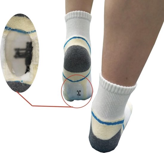 Hielspoor Sokken met GEL kussen voor schokdemping Fasciitis plantaris ...