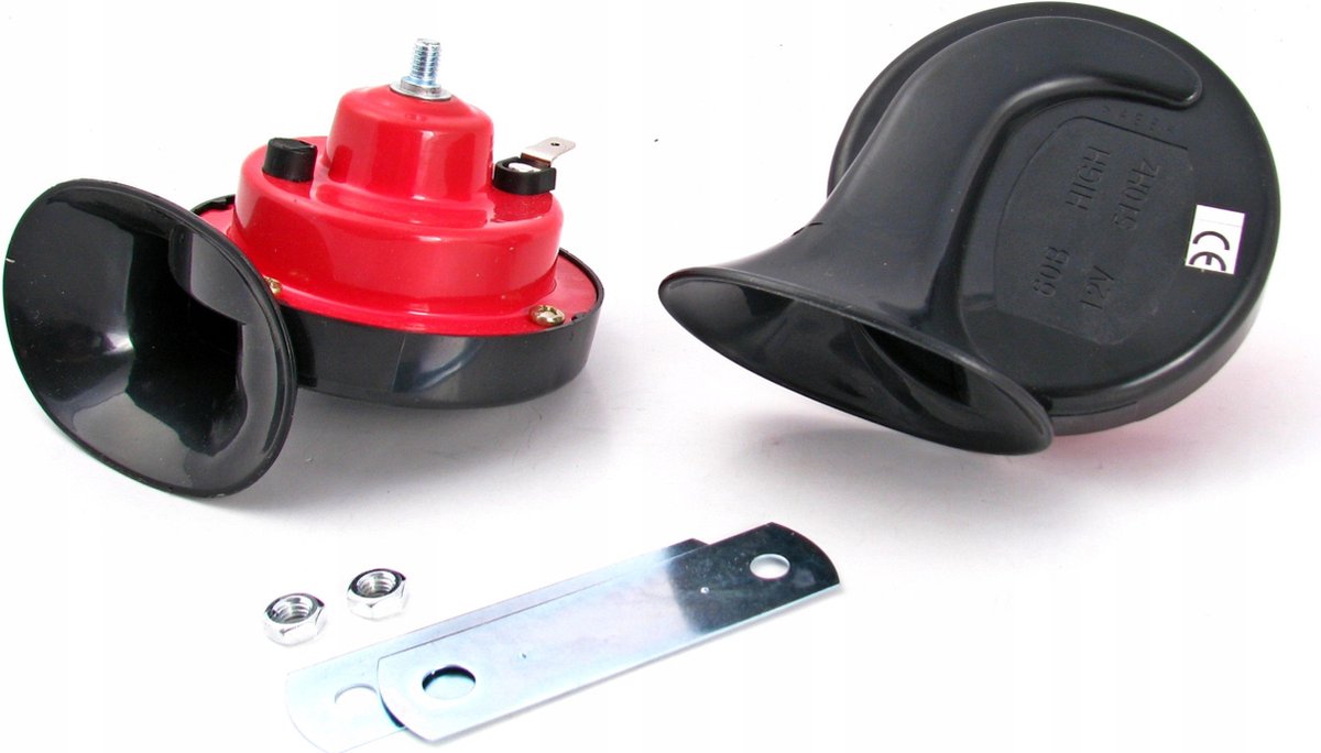 Auto claxons - 2 tonen - 12V - Universeel - 2 stuks | bol