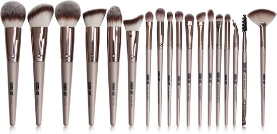 Professionele Makeup kwasten set - Foundation kwast - Make up borstels ...