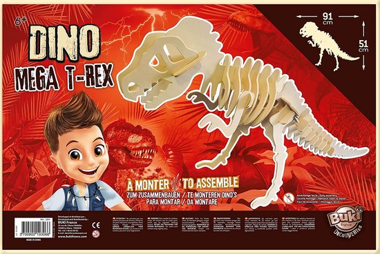 BUKI- Dino Mega T-Rex - display 6 stuks | bol.com