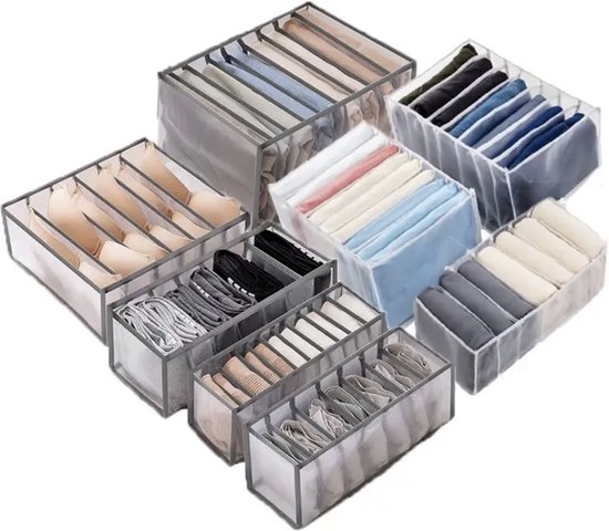 Ladekast organiser - Legging organiser - 7 vaks - wit - leggings ...