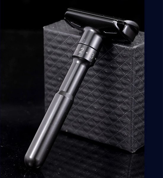 scheermes klassiek heren Verstelbare Veiligheidsscheermes Dubbele Rand ...