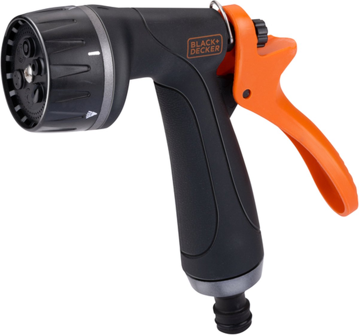 BLACK+DECKER Sproeikop - 6 Standen - Universeel - Zwart/ Oranje | bol.com