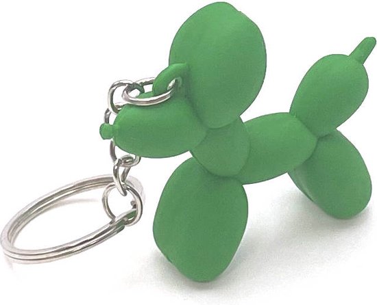 Sleutelhanger ballon hond Green Groen ballonhondje hondje | bol.com