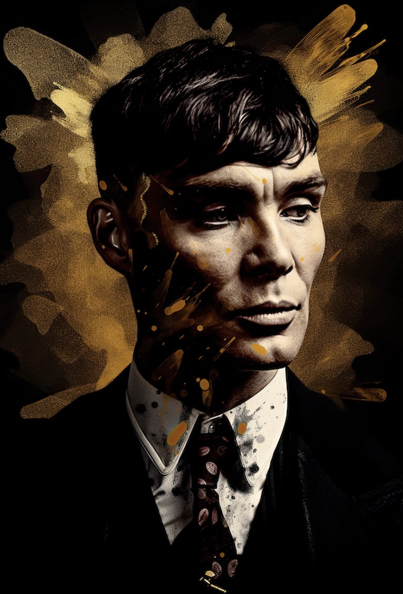 Thomas Shelby Poster | Peaky Blinders Poster | Cillian Murphy Poster ...