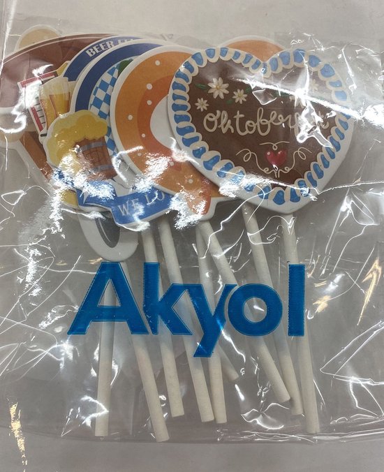 Akyol - Oktoberfest cocktailprikkers - Oktoberfeest versiering - Dames ...