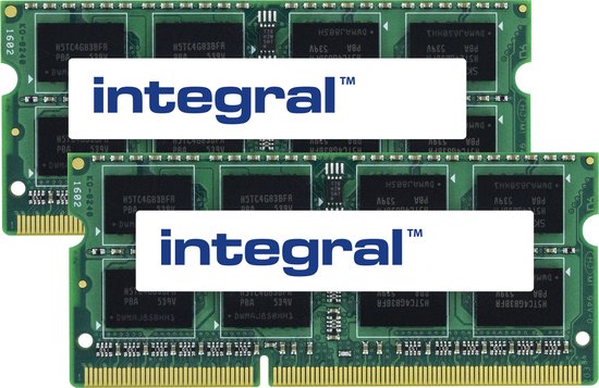 Integral 16GB (2X8GB) Laptop RAM Module Low Voltage Kit DDR3 1600MHZ ...