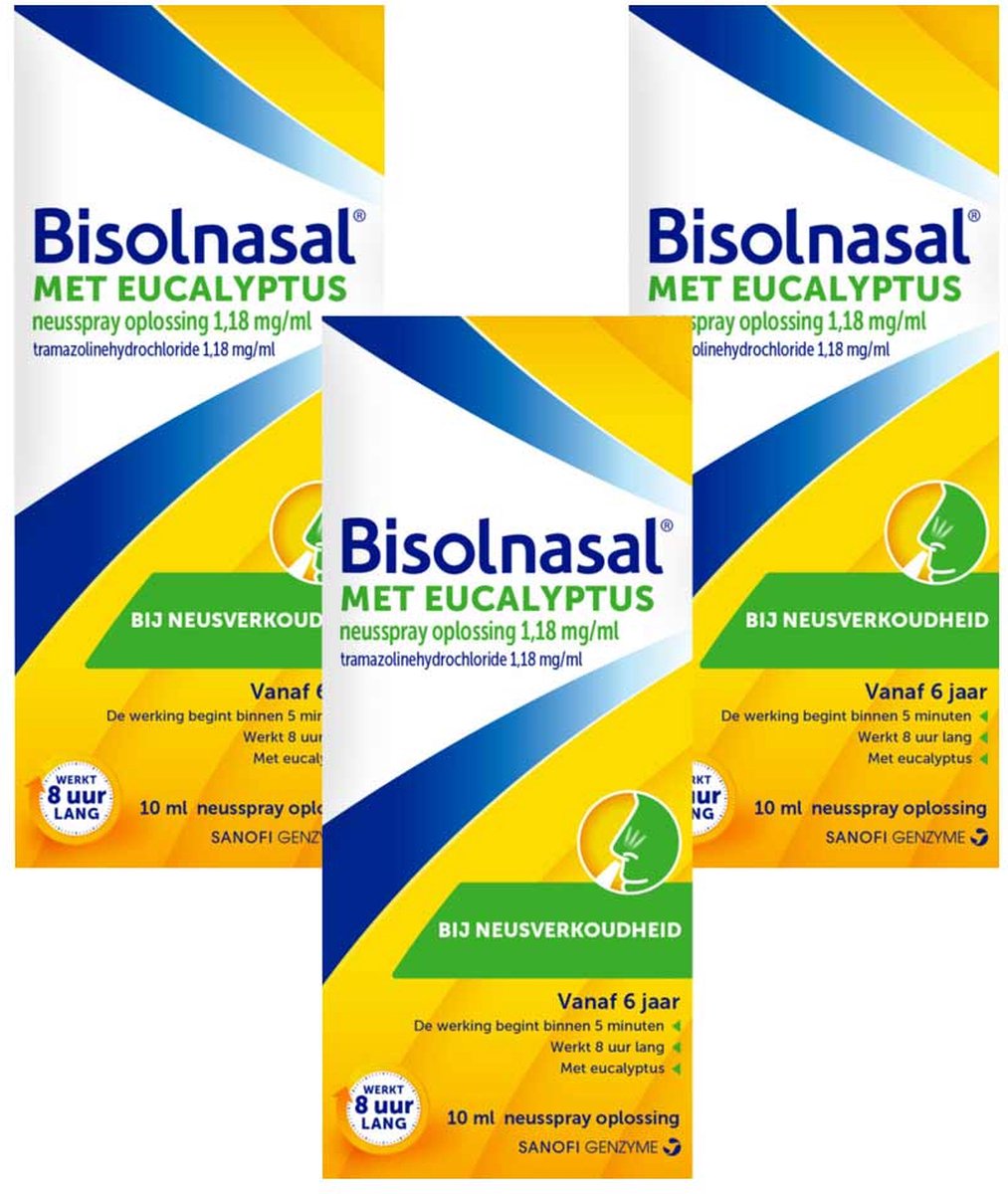 Bisolnasal Neusspray Tramazolinehydrochloride 1,18 mg/ml - met ...