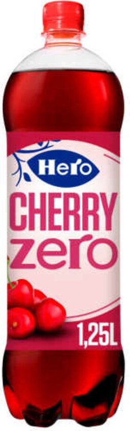 6x Hero Cherry Zero 1,25l | bol.com