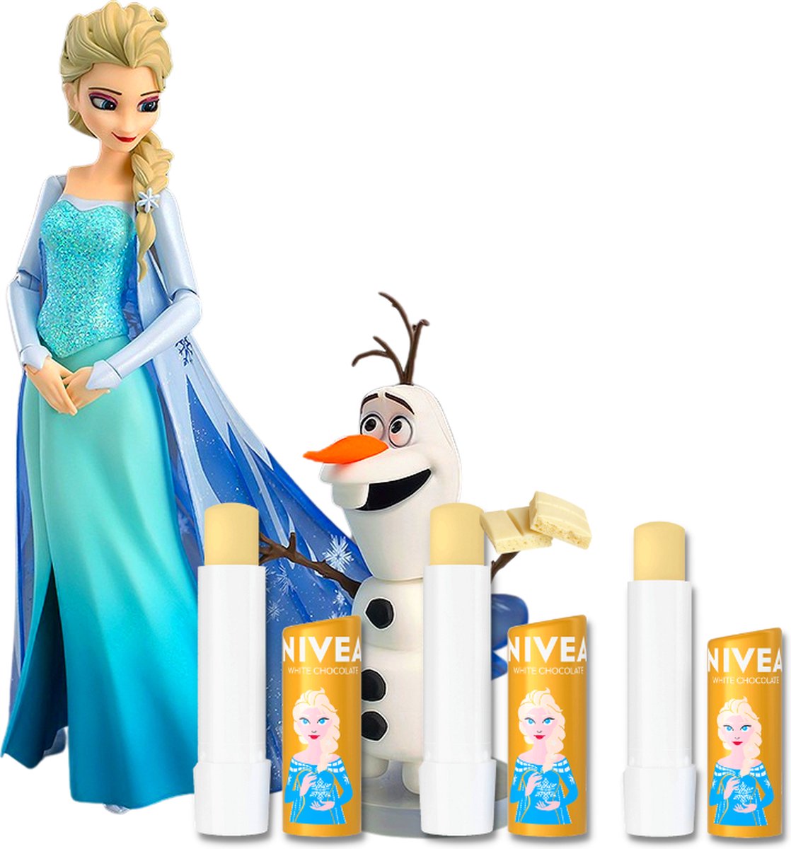 Nivea Frozen Princess Elsa Lip Balm White Chocolate - 3 x 5,5 ml ...