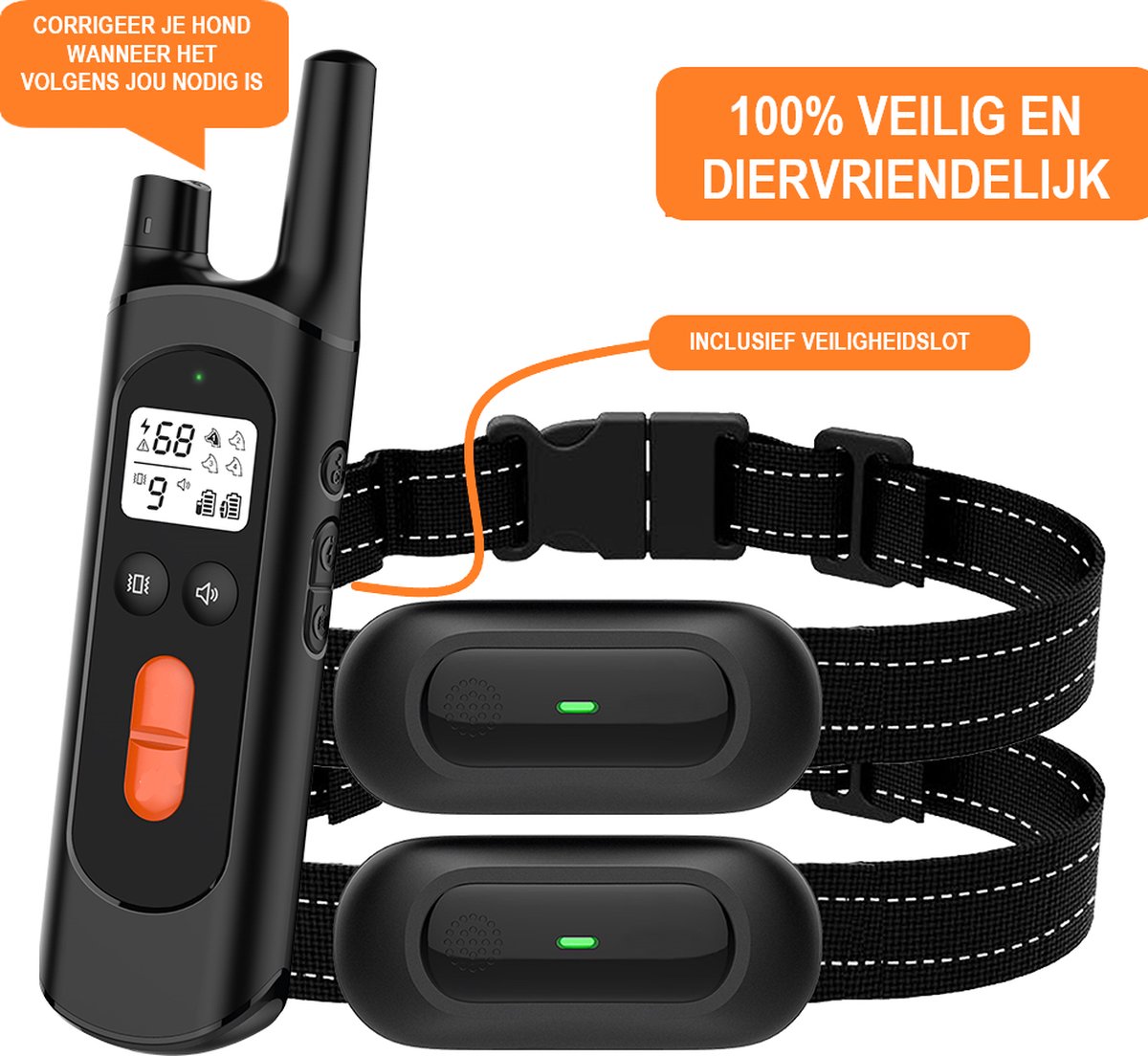 Comfy pets® Anti Blafband Pro - ZWART - 2023 - Opvoedingshalsband ...