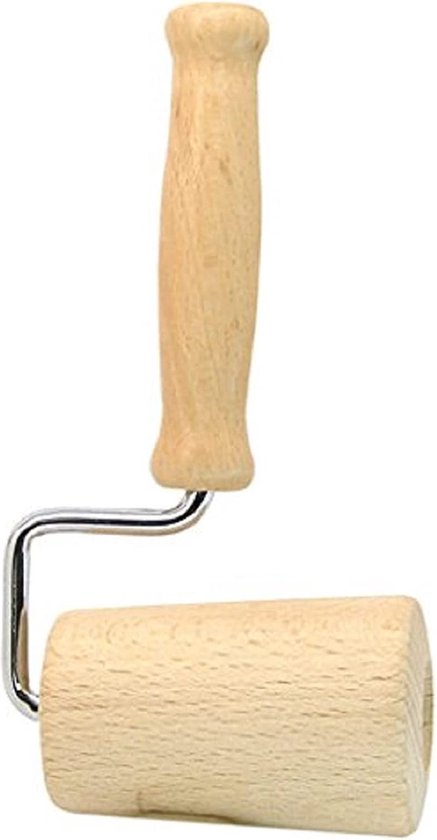 Deegroller hout – houten deegroller - rolhout | bol