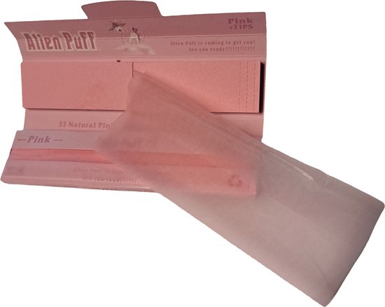 10x Alien Puff Kingsize Slim Pink Combipack 2in1 Langevloei en Tip ...