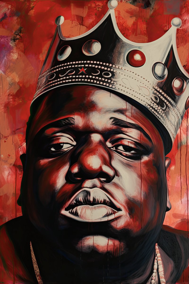 Biggie Smalls - The Notorious B.I.G. - Muziek Poster - Portret - 61x91 ...