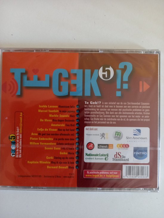 Te Gek 5, V/a | CD (album) | Muziek | bol