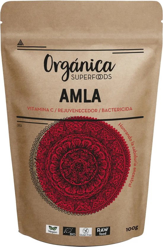 Orgánica Superfoods SL - Biologisch Amla-poeder - 100 g | bol