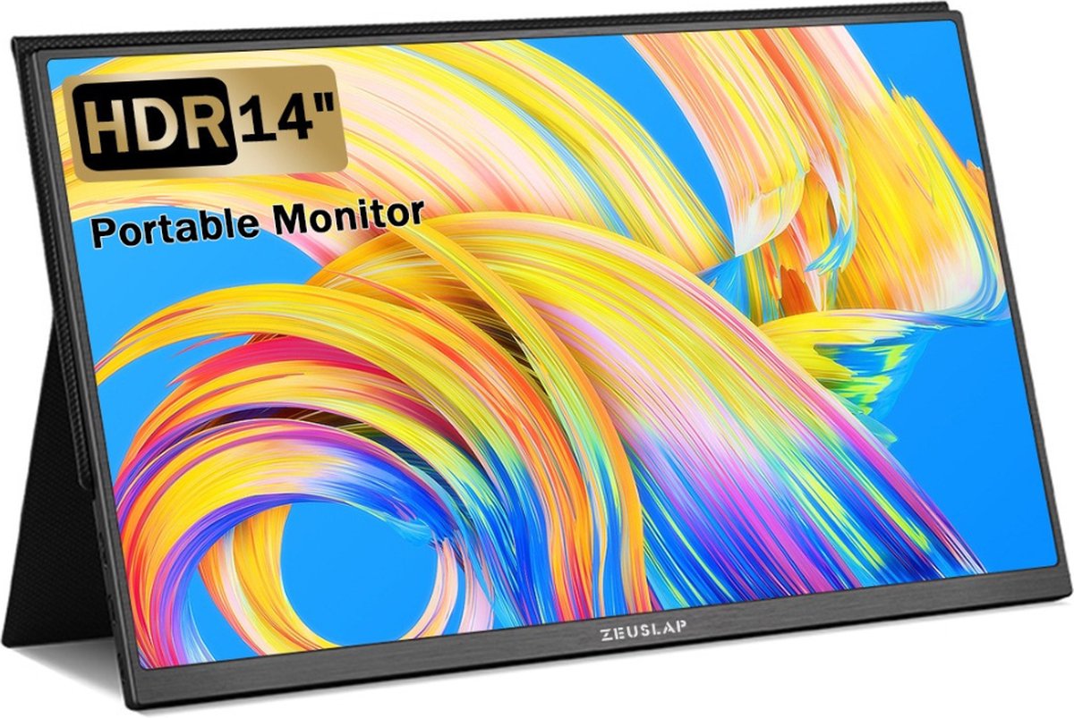 Zeuslap Portable Monitor – Draagbare Monitor – 60Hz – Draagbaar Scherm ...